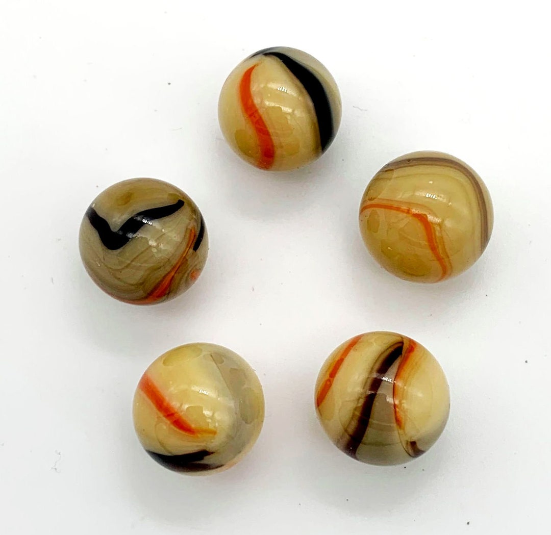 Paquete de 5 canicas de vidrio para juego de mesa de 14 mm en forma de ...
