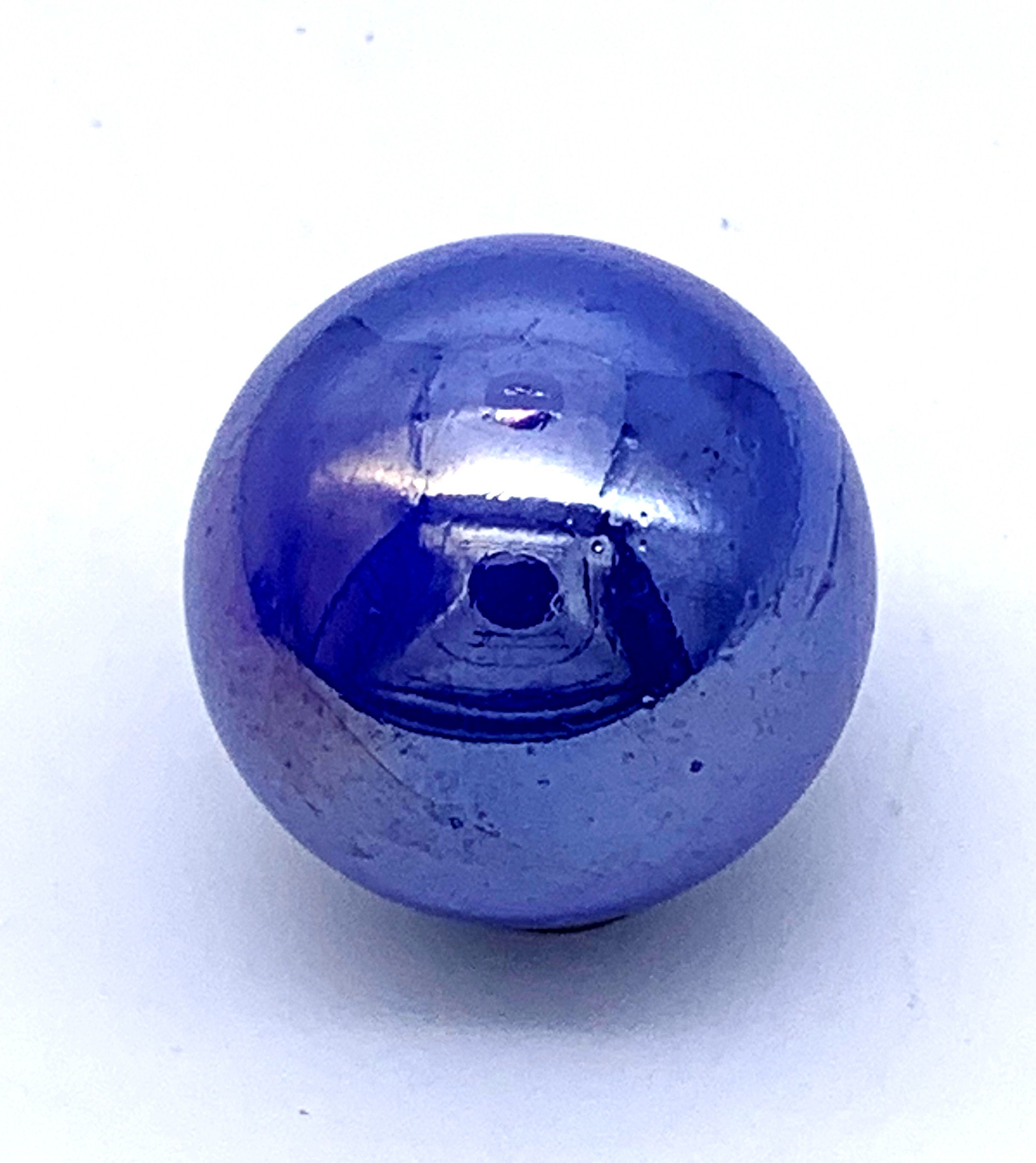 25mm Pearly Glossy Blue Shooter Marble Glass House of Marbles - Etsy