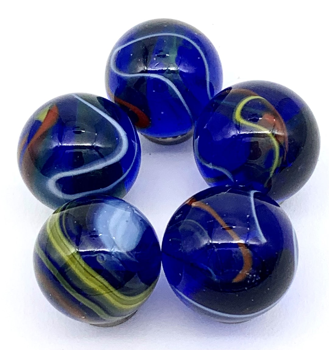NEW for 2023! Pk of 5 Eclipse 16mm 5/8" Glass Mega Marbles Players by ...