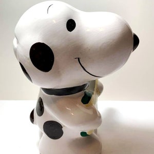 90's "marbles" Playing Banjo Ceramic Piggy Bank - Snoopy's Brother ...