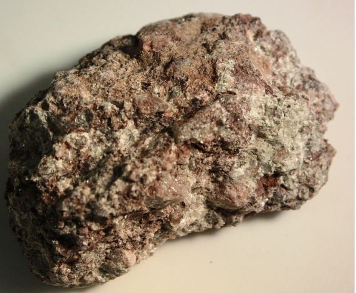 Coarse-grained Red Arkose Sedimentary Rock - 3 Pieces Mineral Specimen ...