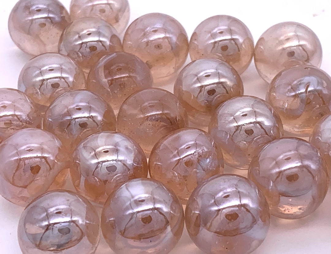 New for 2023! Bulk 16mm Pinky Glass Marble Players 5/8" Choice 25, 50 ...