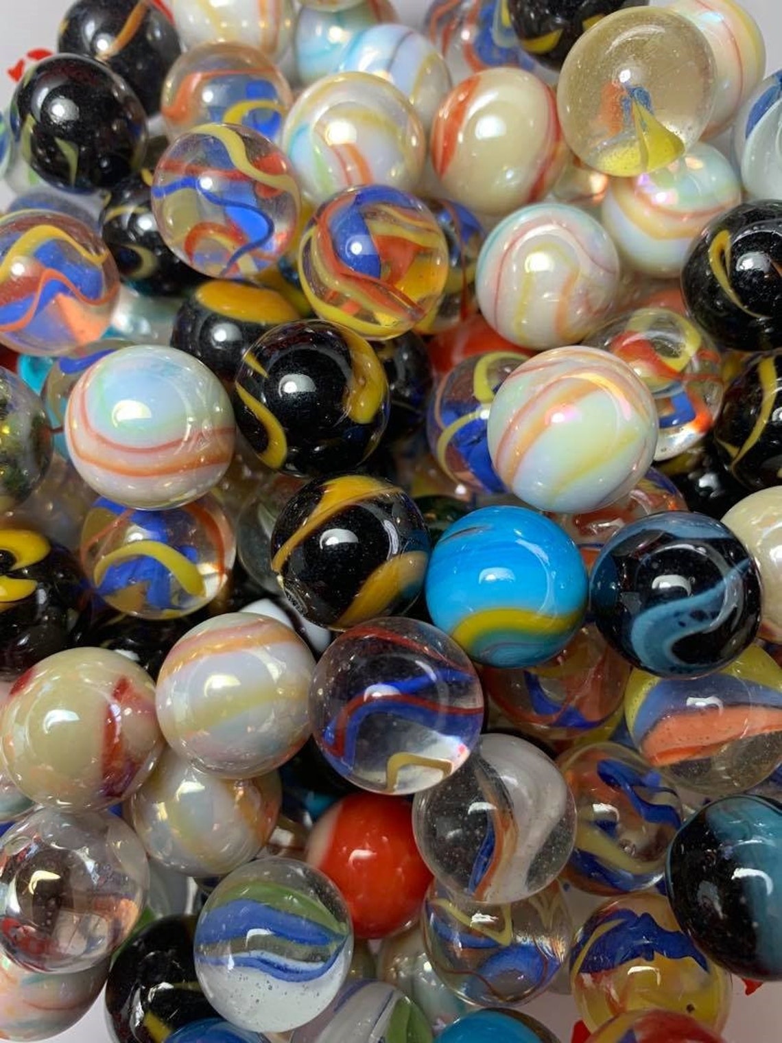 Bulk Assorted 16mm Premium Toy Player Marbles 5/8 Inch Glass 25 to 500 ...