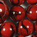16mm "ladybug" Bulk Pack of 50 or 100 Player Glass Mega Marbles (5/8th ...