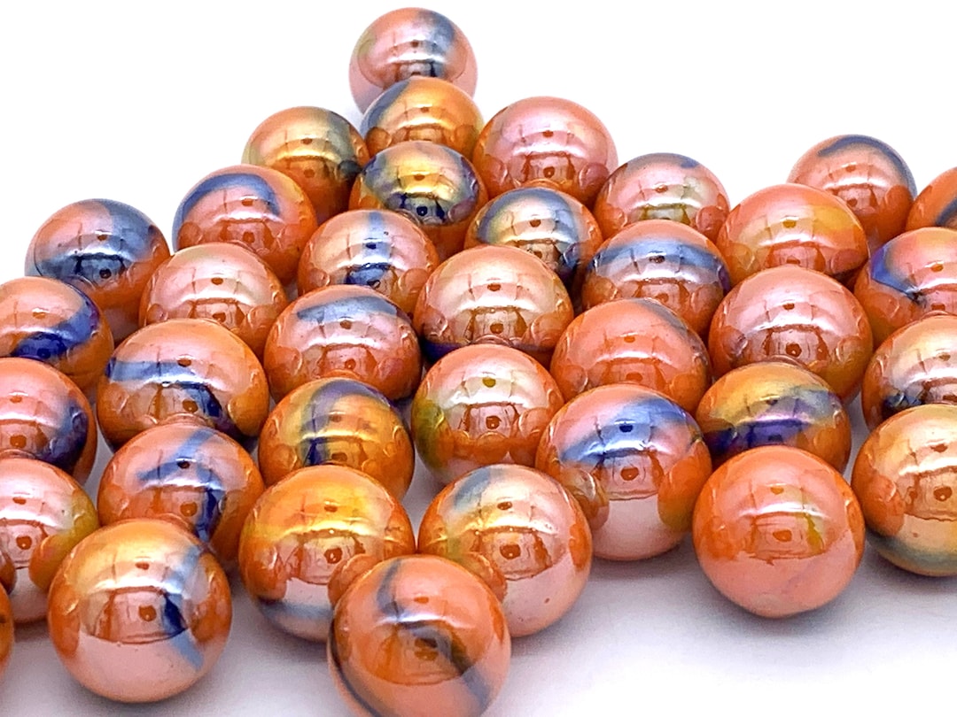 New for 2021! "supernova" 16mm Mega Marbles Glass Players Choice Bulk ...