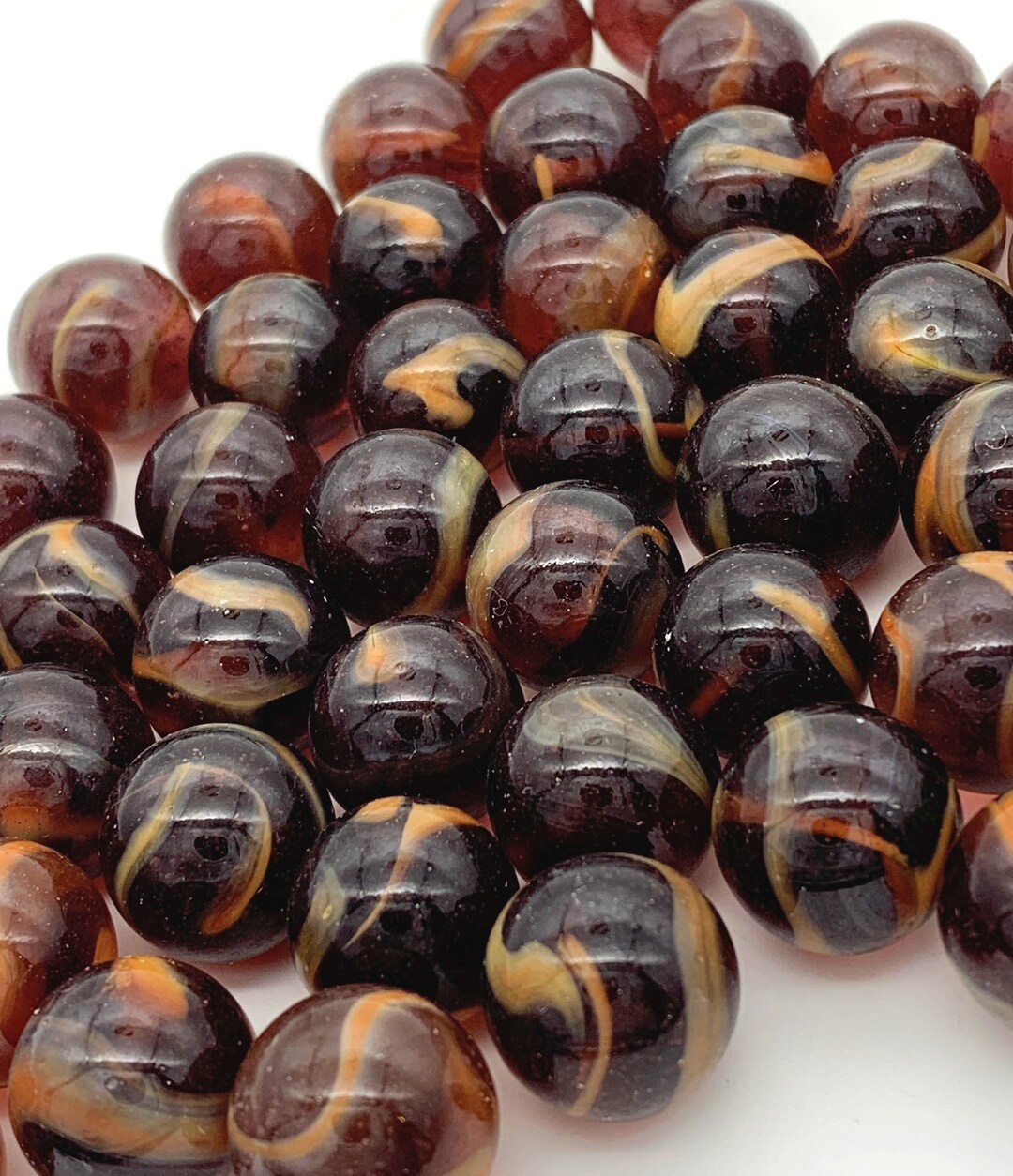 Bulk Pack of 50 "mummy" 16mm Player Glass Marbles (5/8th") Translucent ...