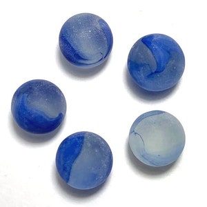 22mm "frosted Rainbow" Glass Shooter Marbles (7/8 Inch) Choice of Set ...
