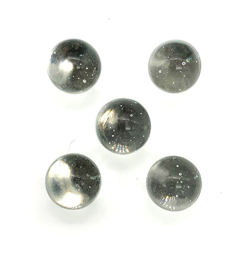 25mm Ice Clear W Bubbles (1') Glass Shooter Marbles New for 2020 ...