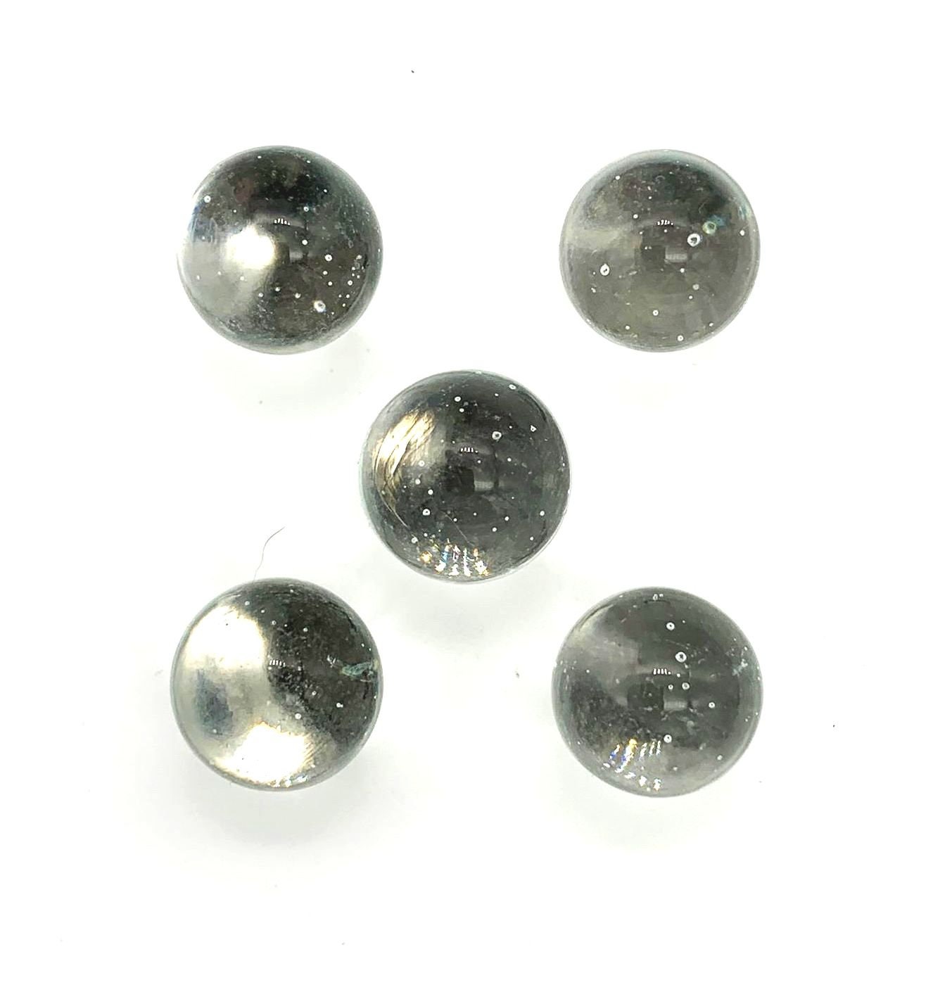 22mm Ice Clear W Bubbles Glass Shooter Marbles (7/8th") New for 2020 ...