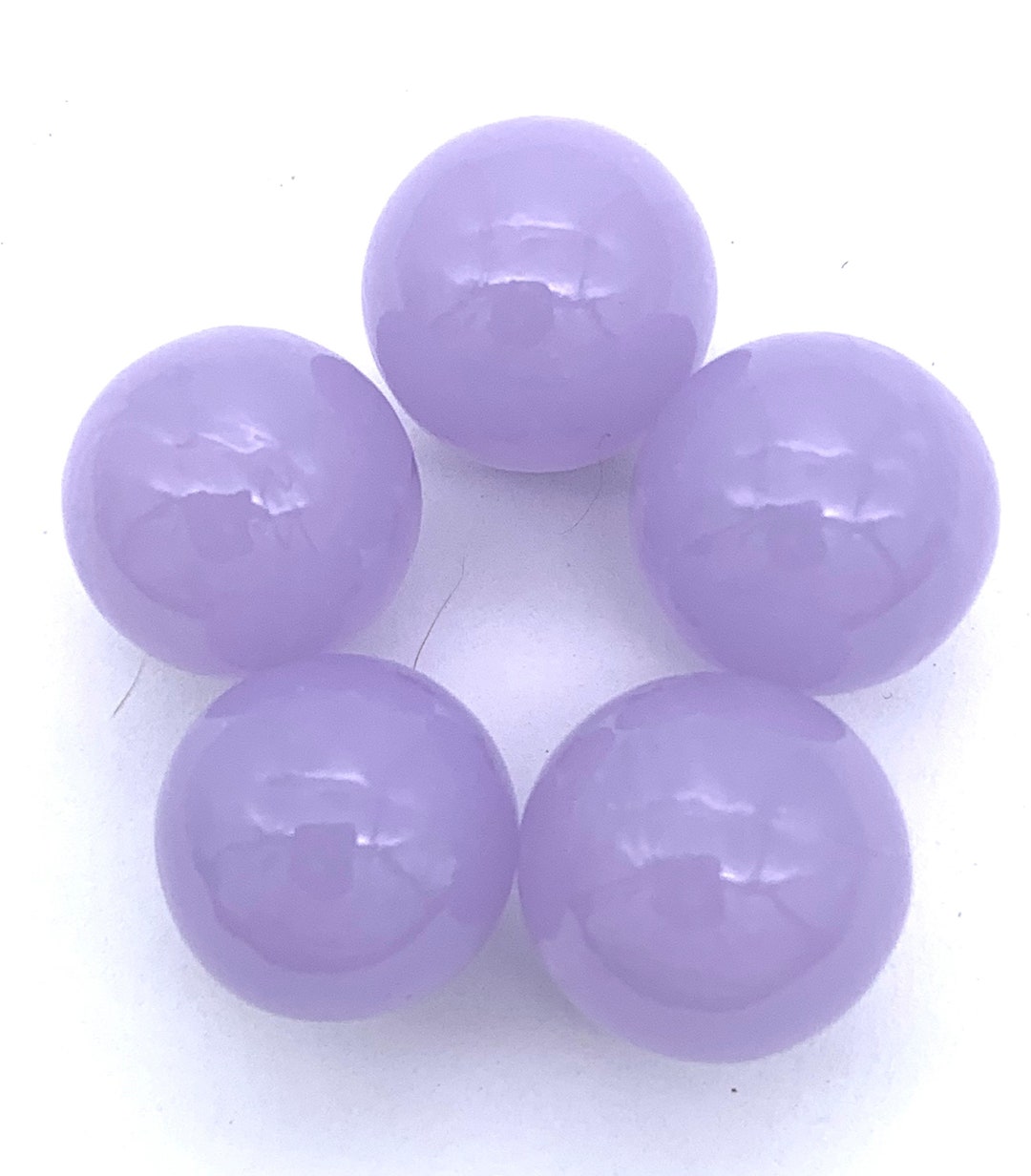 NEW FOR 2023 16mm Purple Glass Marble Players 5/8th Pack of 5 Lovely ...