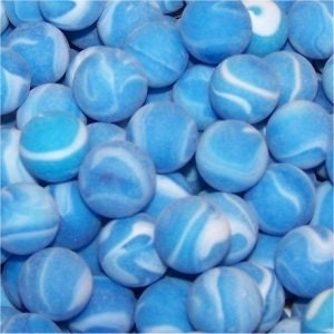 16mm "beluga" Bulk Pack of 50 or 100 Player Glass Marble (5/8th ...