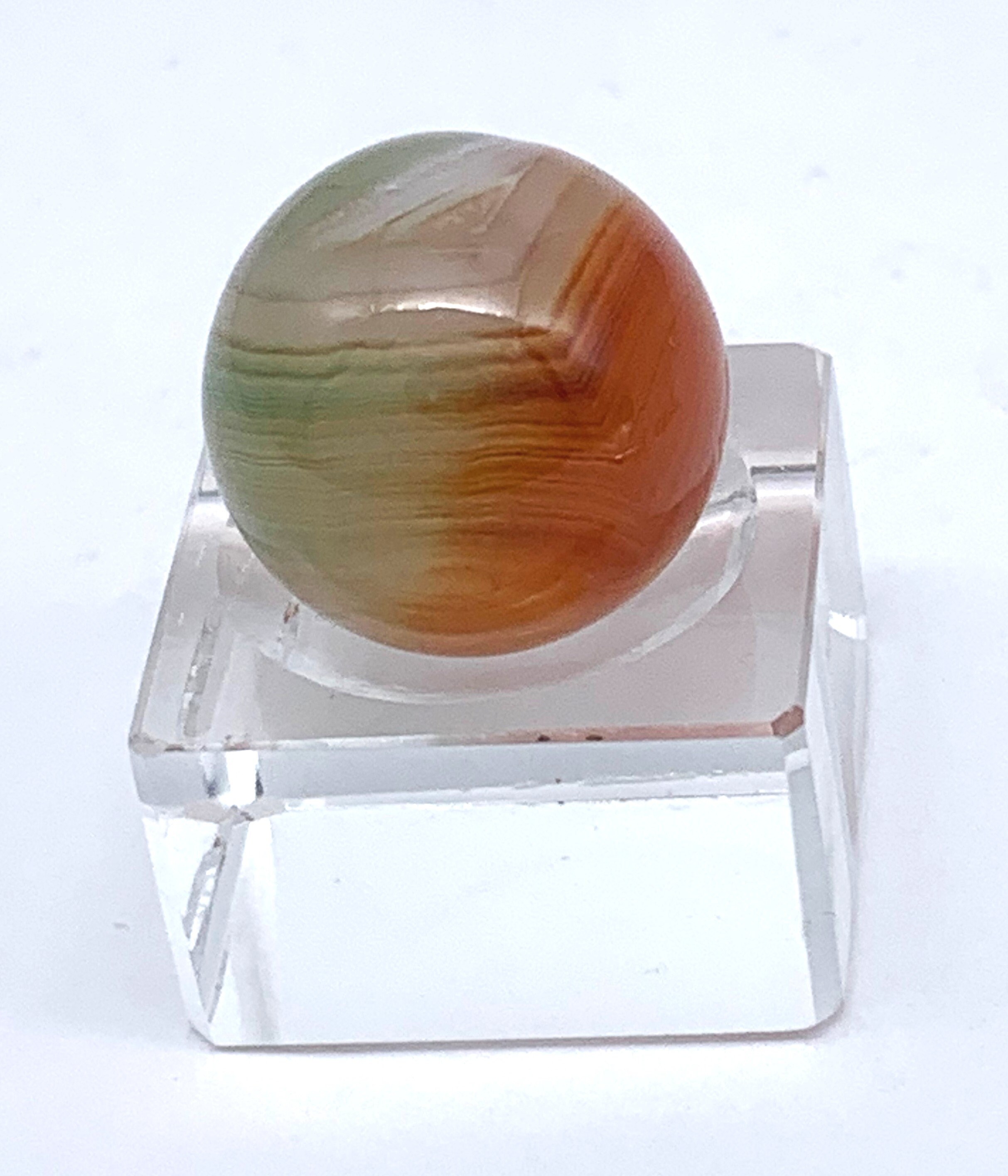 16mm Malachite Aggie Player Marbles Single or Pk of 5 (5/8") Assorted ...