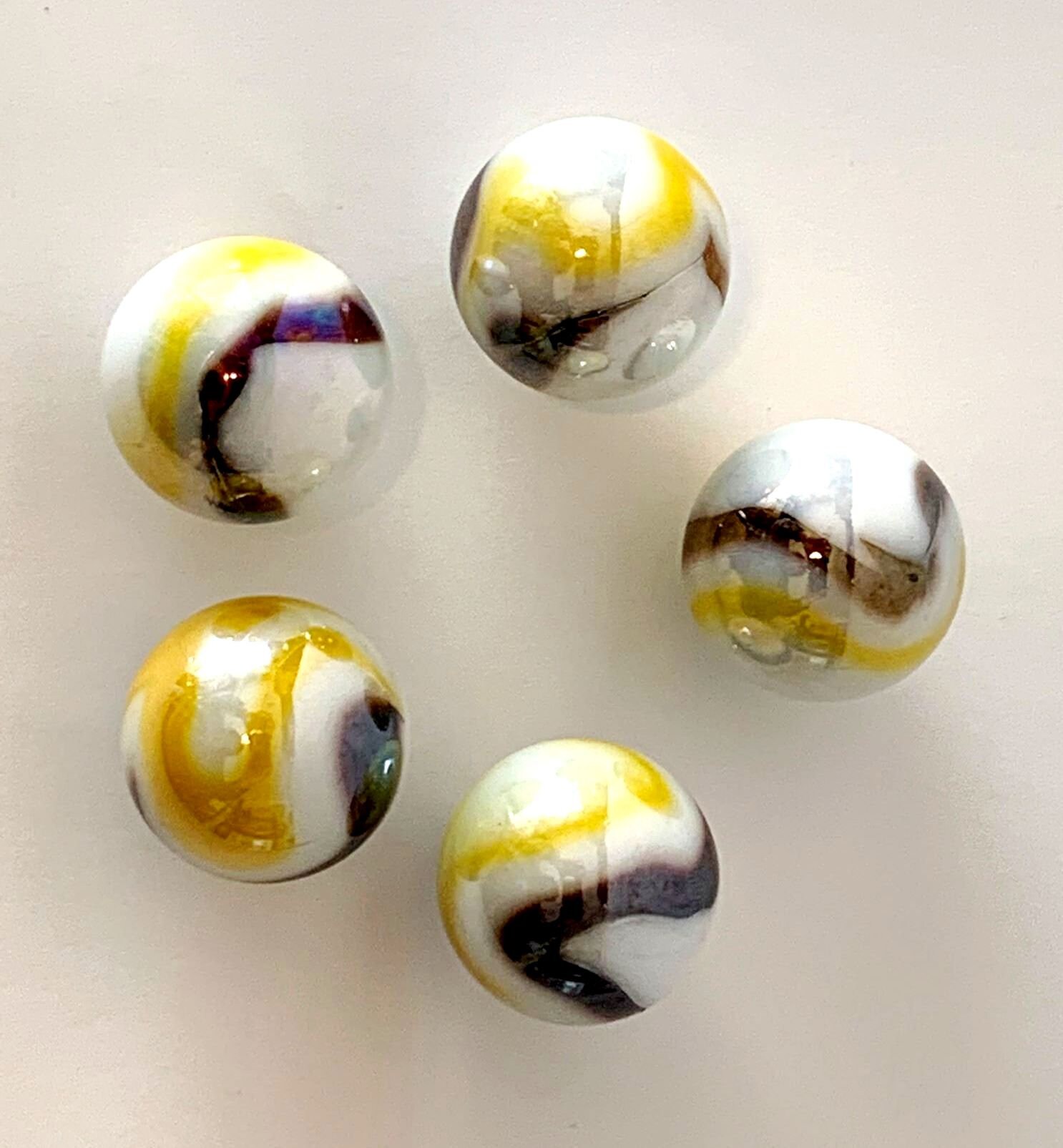 16mm "hedgehog" Bulk Pack Glass Player Mega Marbles (5/8th") Choice of ...