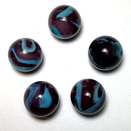 16mm Troll Glass Marble Players 5/8th Pack of 5 - Etsy