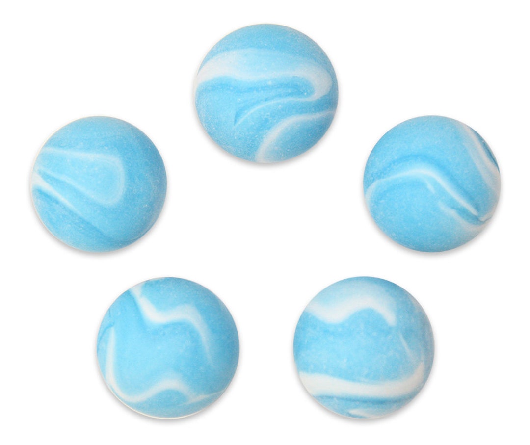 25mm "frostberry" (beluga Whale) 1 Inch Marble Shooters - Pack of 5 ...
