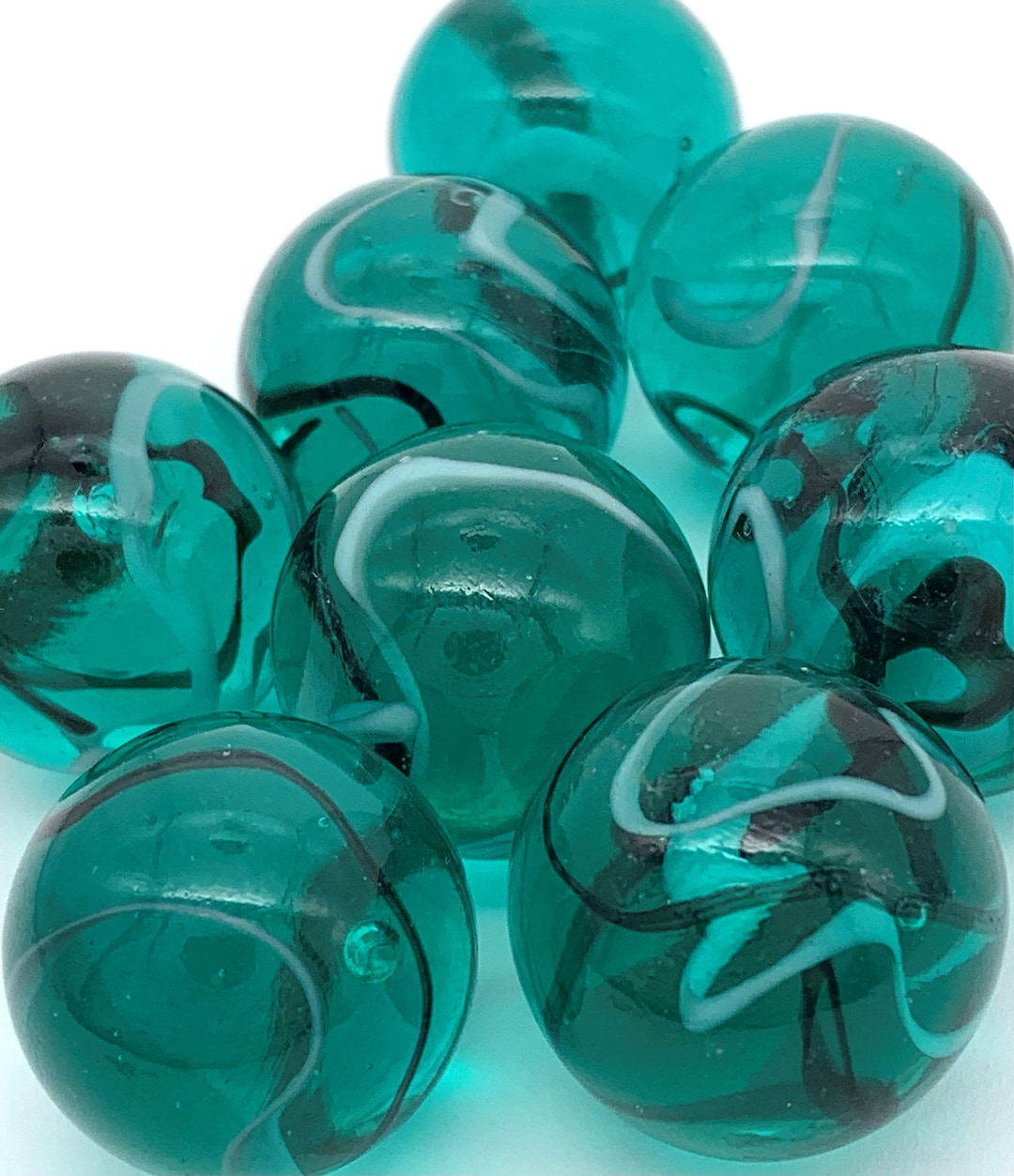 Bulk Packs of 25mm Wicked Owl Glass Shooter Mega Marbles (1") Choice of ...