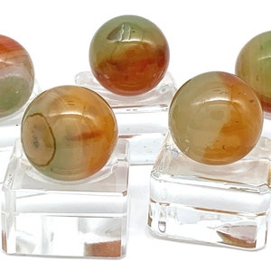 16mm Malachite Aggie Player Marbles Single or Pk of 5 (5/8") Assorted ...