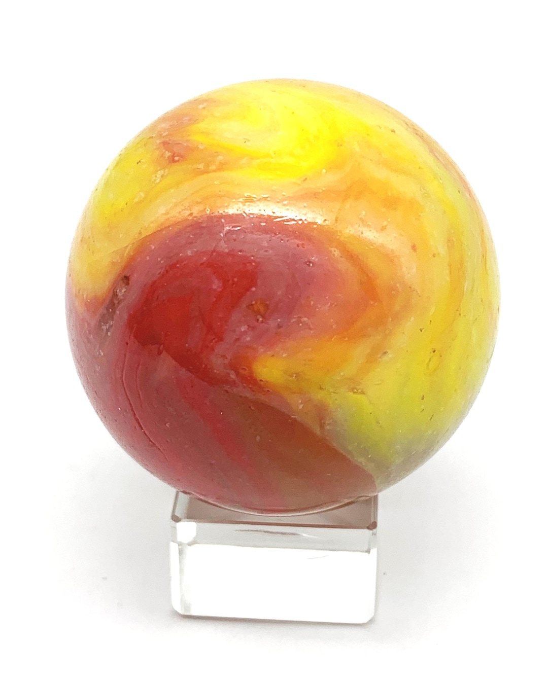 Single 42mm "sunset" Mammoth Glass Mega Marbles (1.65") From Canada ...