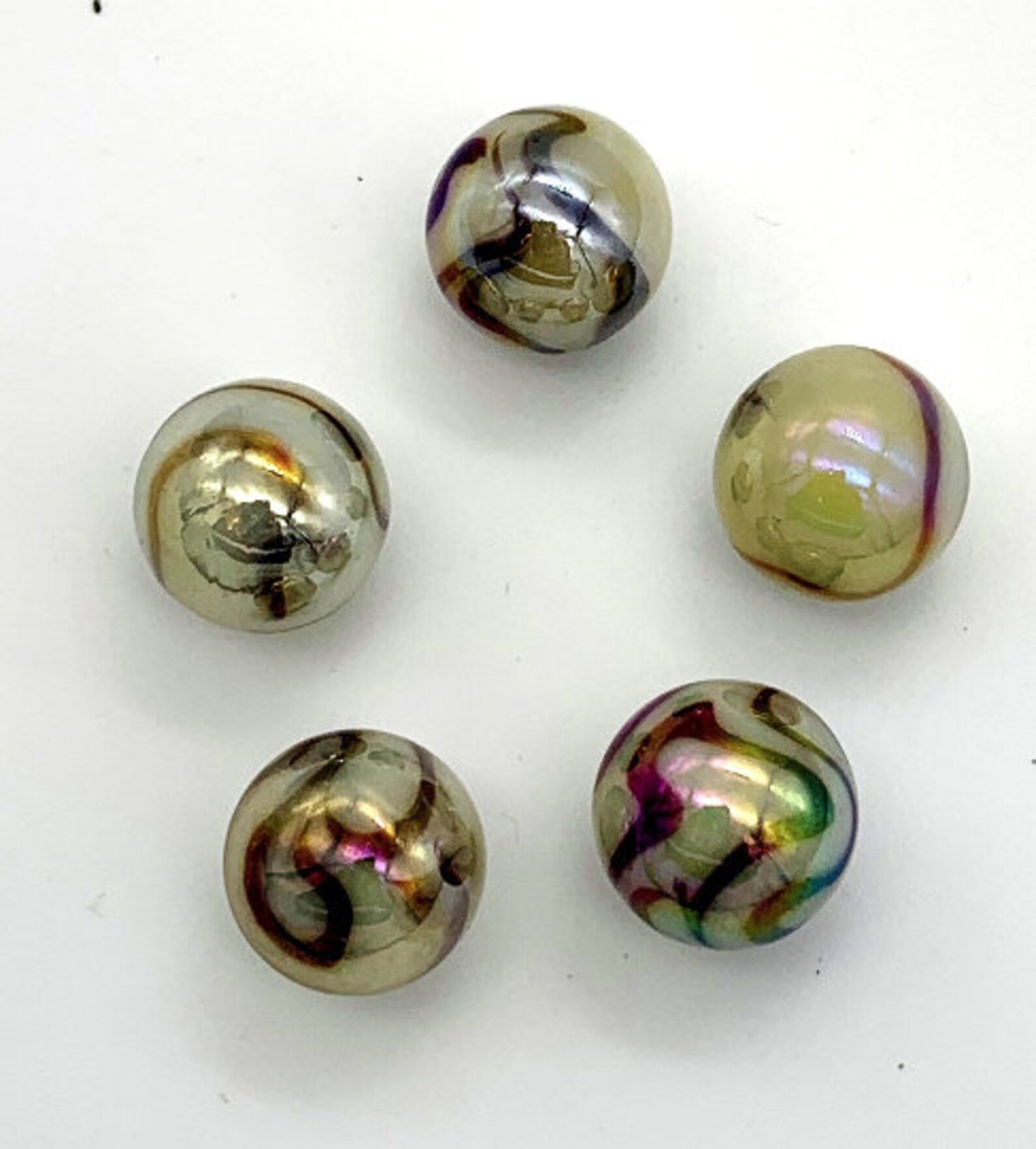 25mm Pk of 5 Llama 1 Glass Marble Shooters W/stands - Etsy