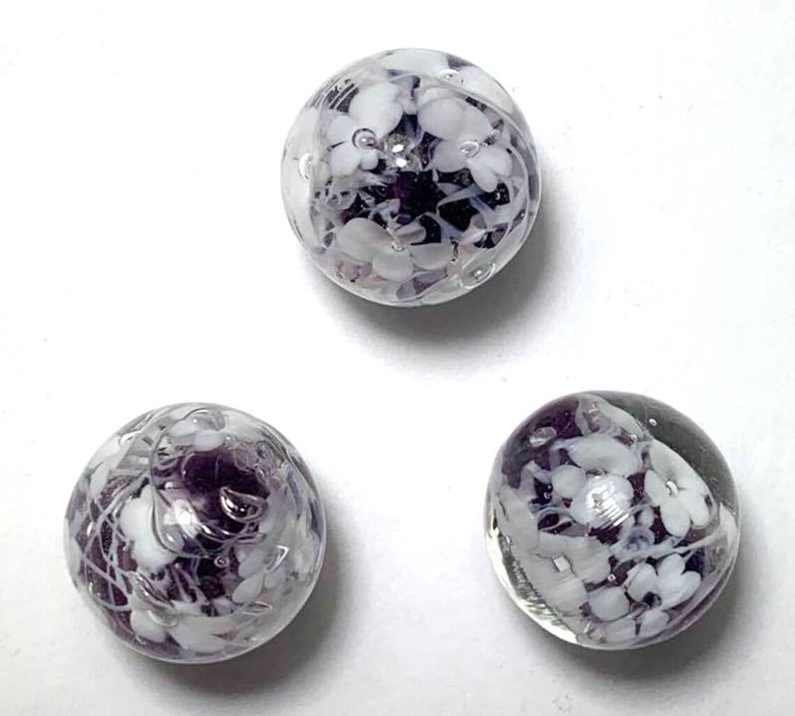 16mm Sweet Ditsy Handmade Art Glass Marbles 5/8 Choice - Etsy
