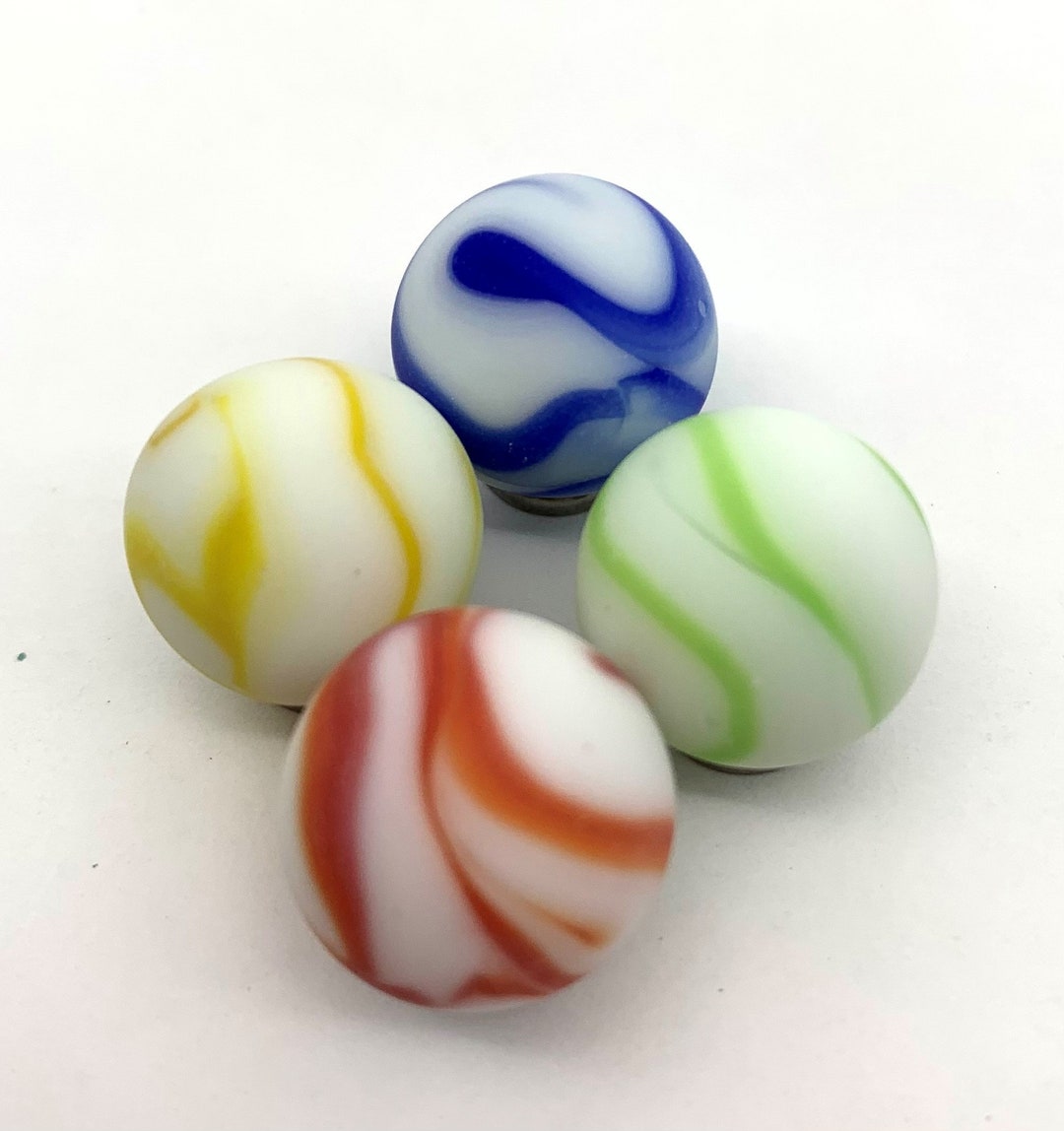 New for 2024! Frosted Old Fashioned 16mm Glass Player Marbles (5/8") Pk ...