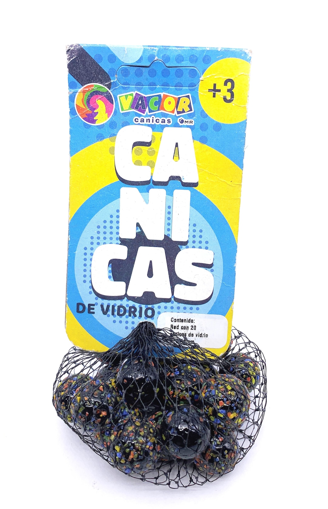 Net Bag of 20 "destroyer" Glass Marbles (canicas De Vidrio) From Mexico ...