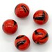 25mm ladybug 1 Inch Glass Marble Shooters Early Pre 2010 Pack of 5 Red ...