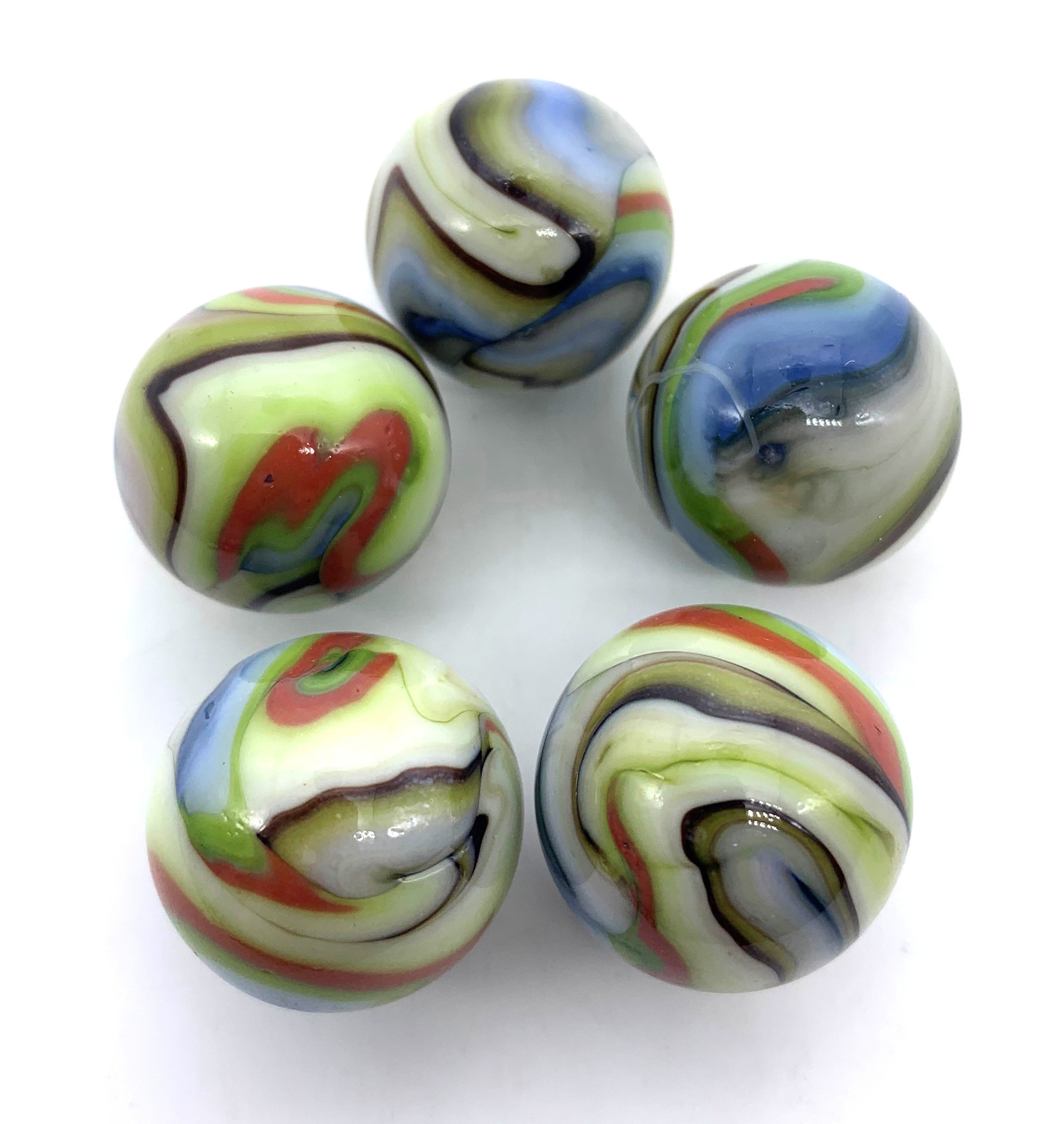 25mm hurricane Glass Mega Marbles Shooters Pre - Etsy