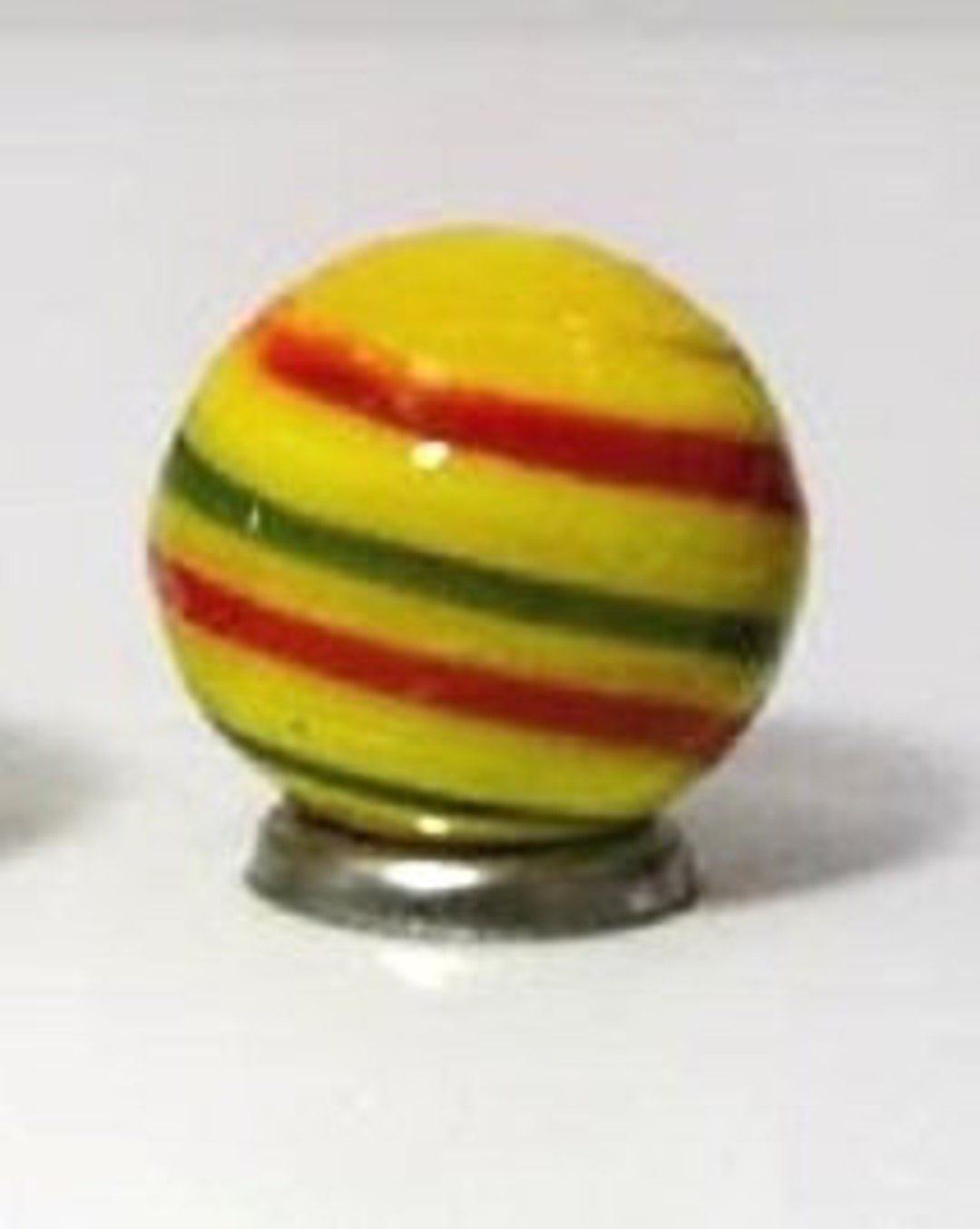 22mm "stripes" Marbles - Yellow, Red and Green (7/8") Pack of 5 ...
