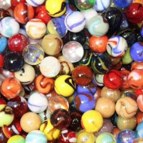 500 Bulk Assorted 16mm Premium Player Glass Mega Marbles - Etsy