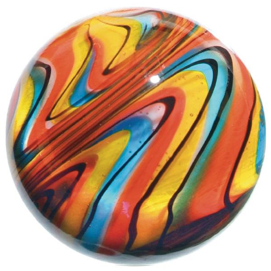 25mm "figaro" Handmade Art Glass Marbles Choice of Single or Set of 3 ...