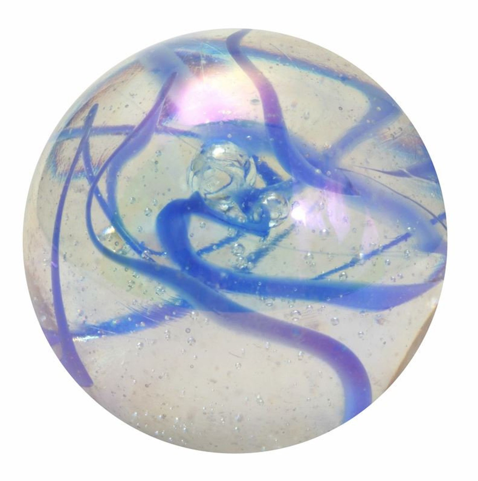 50mm Lustered Spaghetti 2" Glass Toebreaker Marbles Pk 4 Mixed or by ...