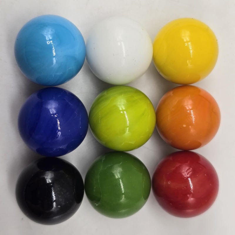 Small Red Glass Marbles - Etsy