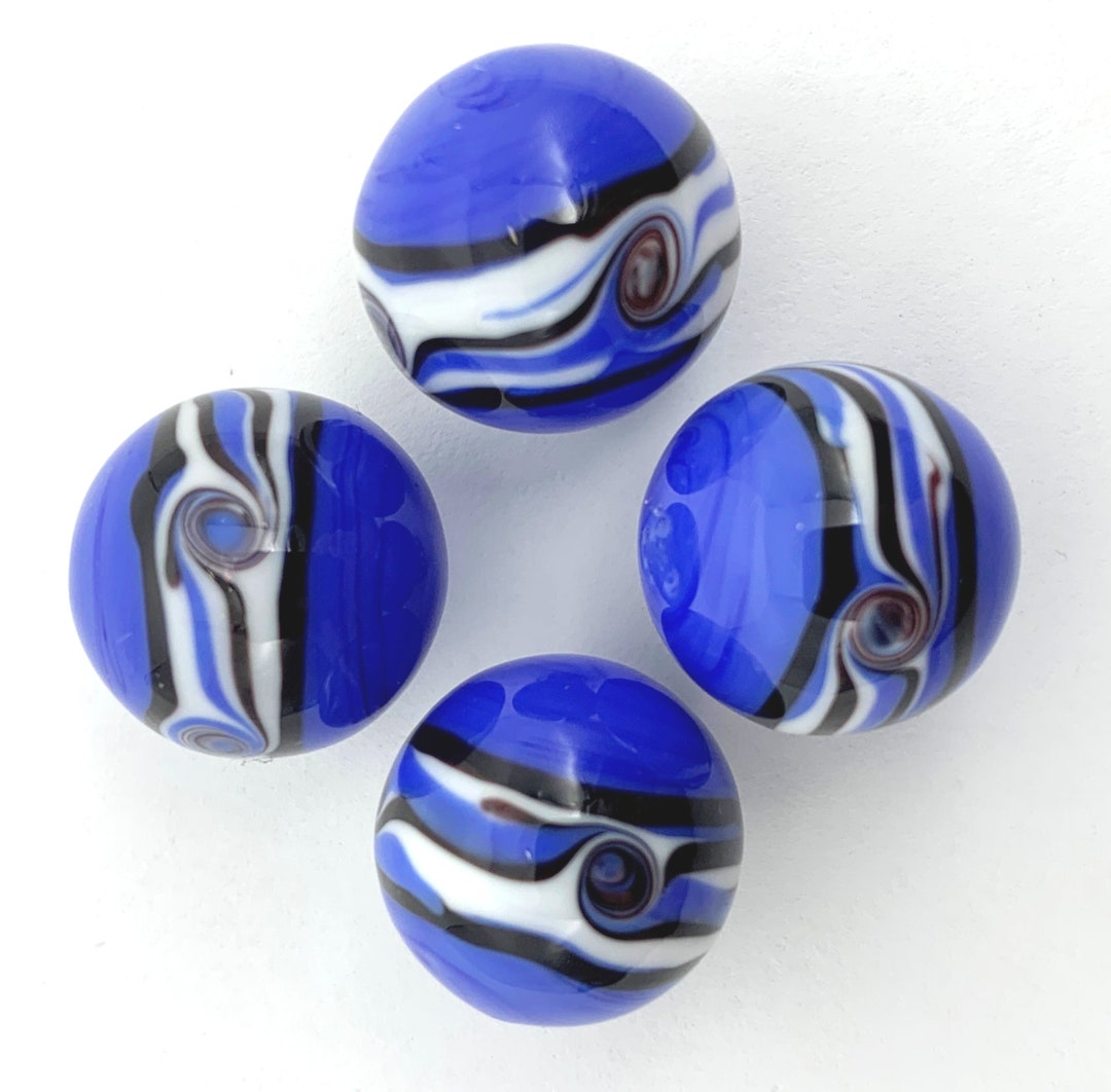 New for 2022!! "riptide" 22mm Dark Blue Shooter (7/8") Handmade Art ...