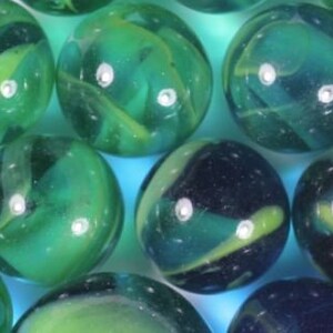 16mm "sea Turtle" Bulk Pack of 100 Player Glass Marbles (5/8th ...