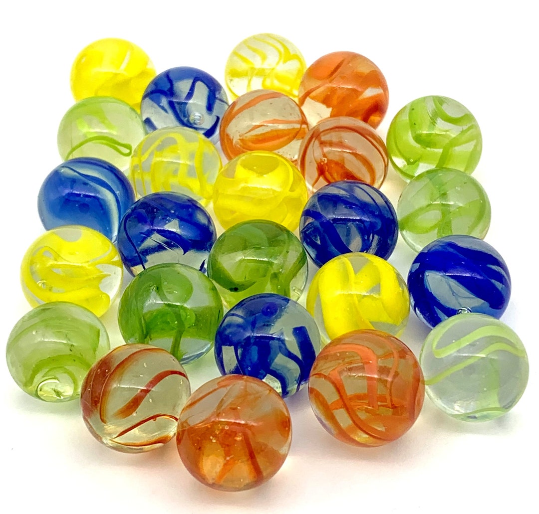 NEW for 2023! Pk of 25 Spiral Galaxy 16mm 5/8" Glass Mega Marbles ...