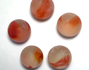 16mm frosted Rainbow Glass Marbles Assortment Pack | Etsy