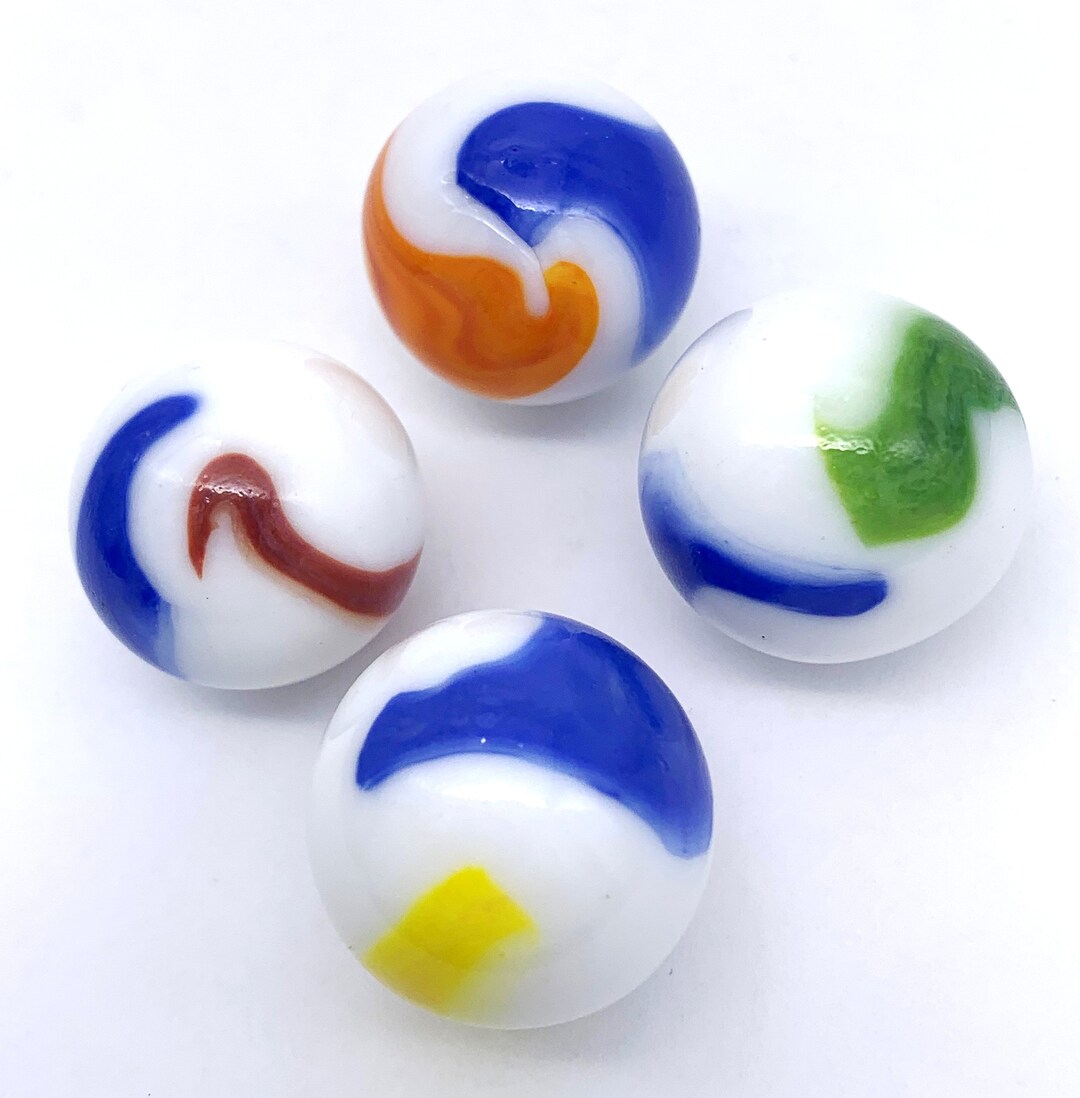 25mm "agate" Glass Mega Marble Shooters Pk 5 (1") Choice of Single or ...