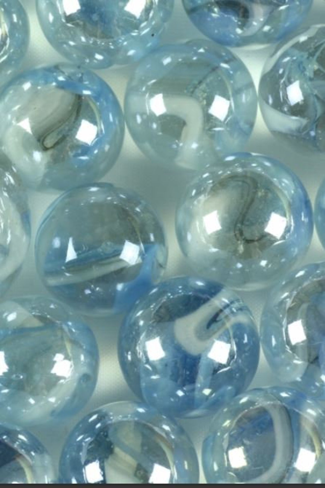 16mm "ice Queen" Bulk Pack of 50 or 100 Player Glass Mega Marbles (5 ...
