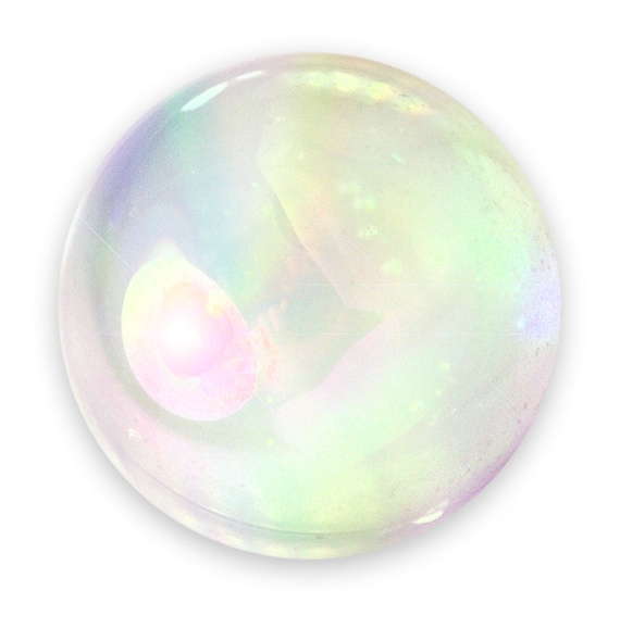 35mm Iridescent Clear Soap Bubble 1.4 Inch Giant Glass Marble | Etsy