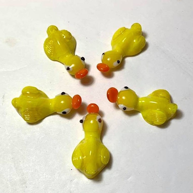 Mini Glass Ducks - Etsy