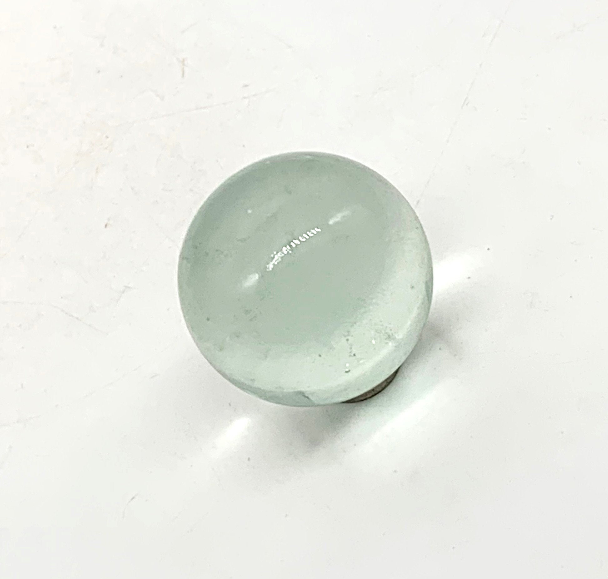 22mm Glacial Ice Clear Glass Shooter Marbles (7/8th") Choice of ...