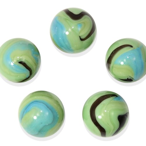 16mm Troll Glass Marble Players 5/8th Pack of 5 - Etsy