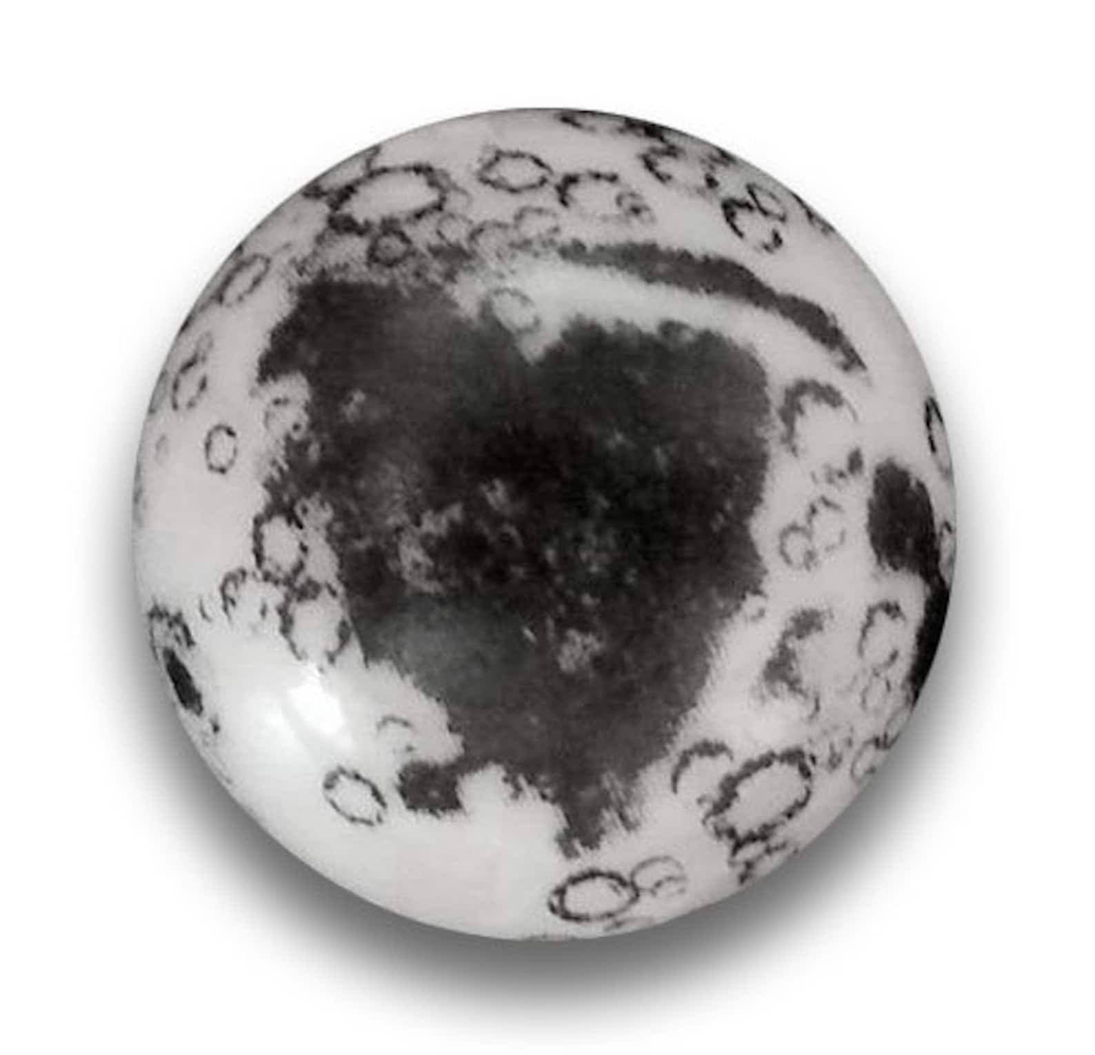 Mini Moon Marbles .5 Inch 14mm Diameter Set of 3 With - Etsy