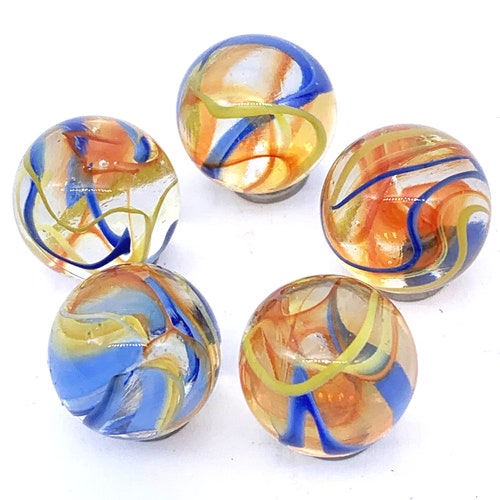 16mm serpent 5/8th Glass Marble Players - Etsy