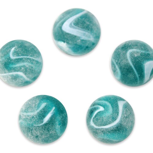 16mm Troll Glass Marble Players 5/8th Pack of 5 | Etsy