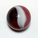 16mm Cardinal Glass Marbles Pk 5 Translucent Dark Red Base Player W ...