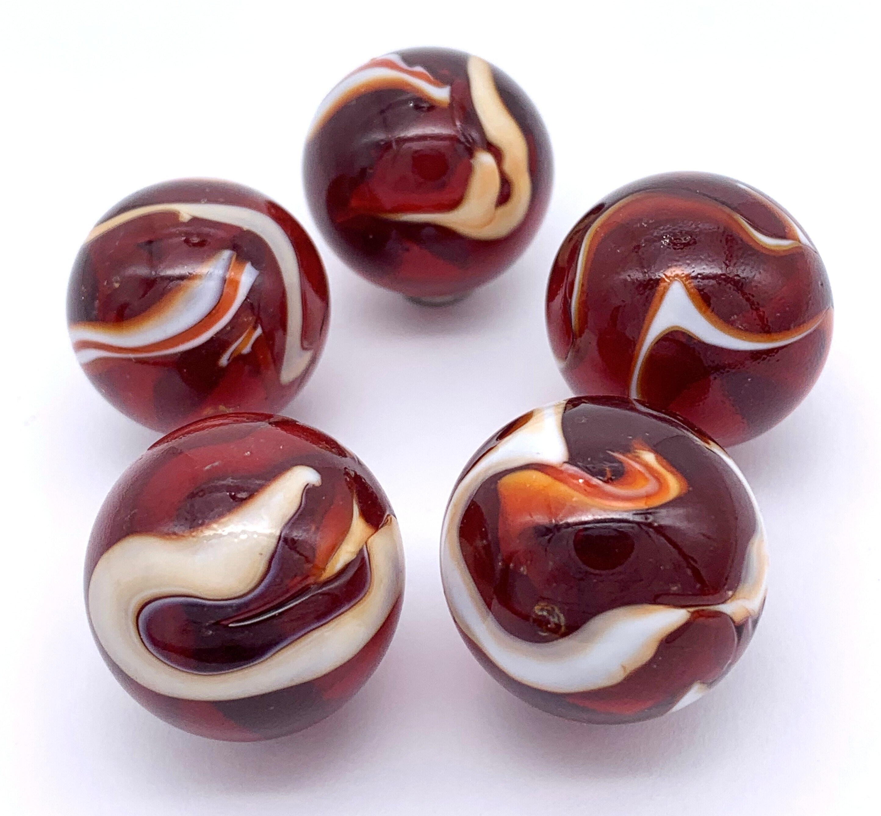 25mm Early Edition Rooster Glass Mega Marble Shooters Choice: Single or ...