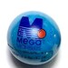 Pk. of 5 Light Blue Mega Logo Marbles 25mm (1 Inch) Iridescent Blue ...