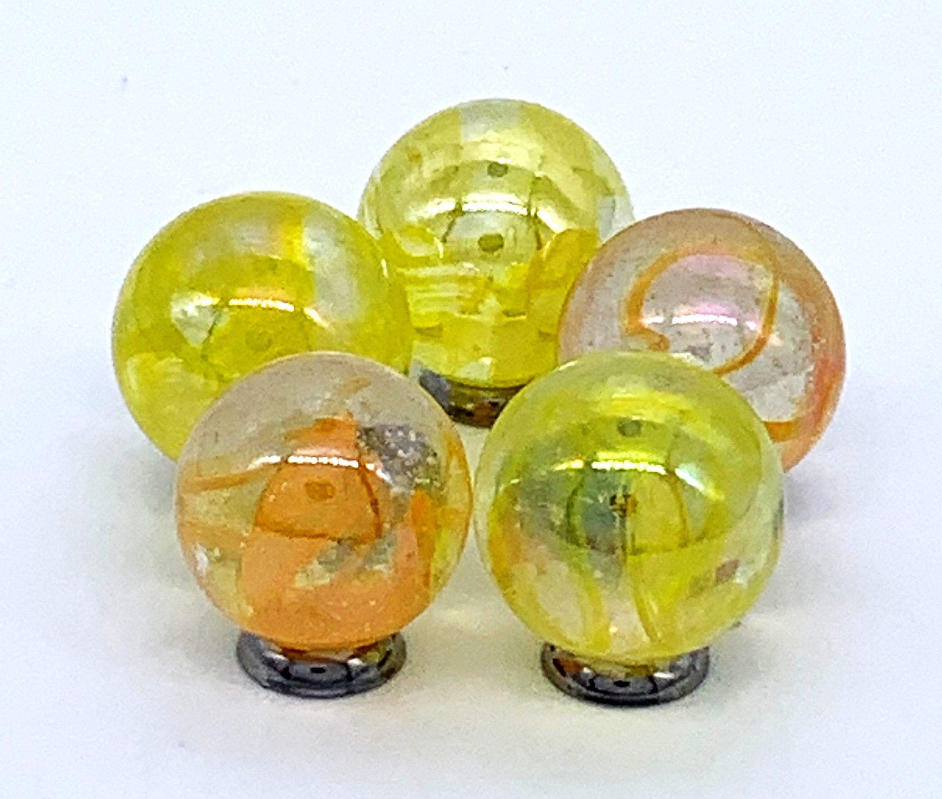 16mm Vintage "starburst" Mega Marble Players Choice Pk 5 Transparent ...